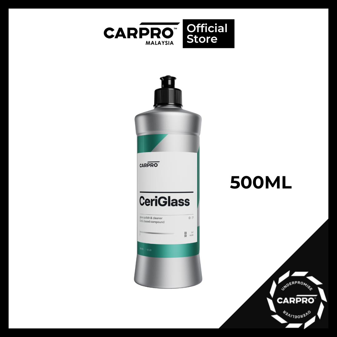 CARPRO CeriGlass (500ml) - Glass Polish & Cleaner to remove watermark ...
