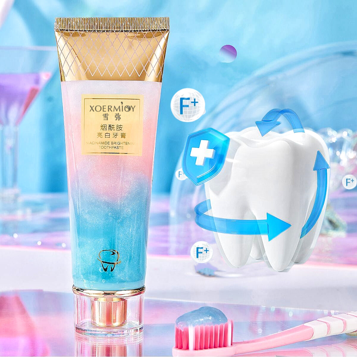 Niacinamide Toothpaste teeth whitening bodyaid toothpaste ubat gigi ...