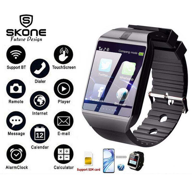 Touch Screen Smart Watch With SIM Card Camera Bluetooth WristWatch Smartwatch For Android Phones ...