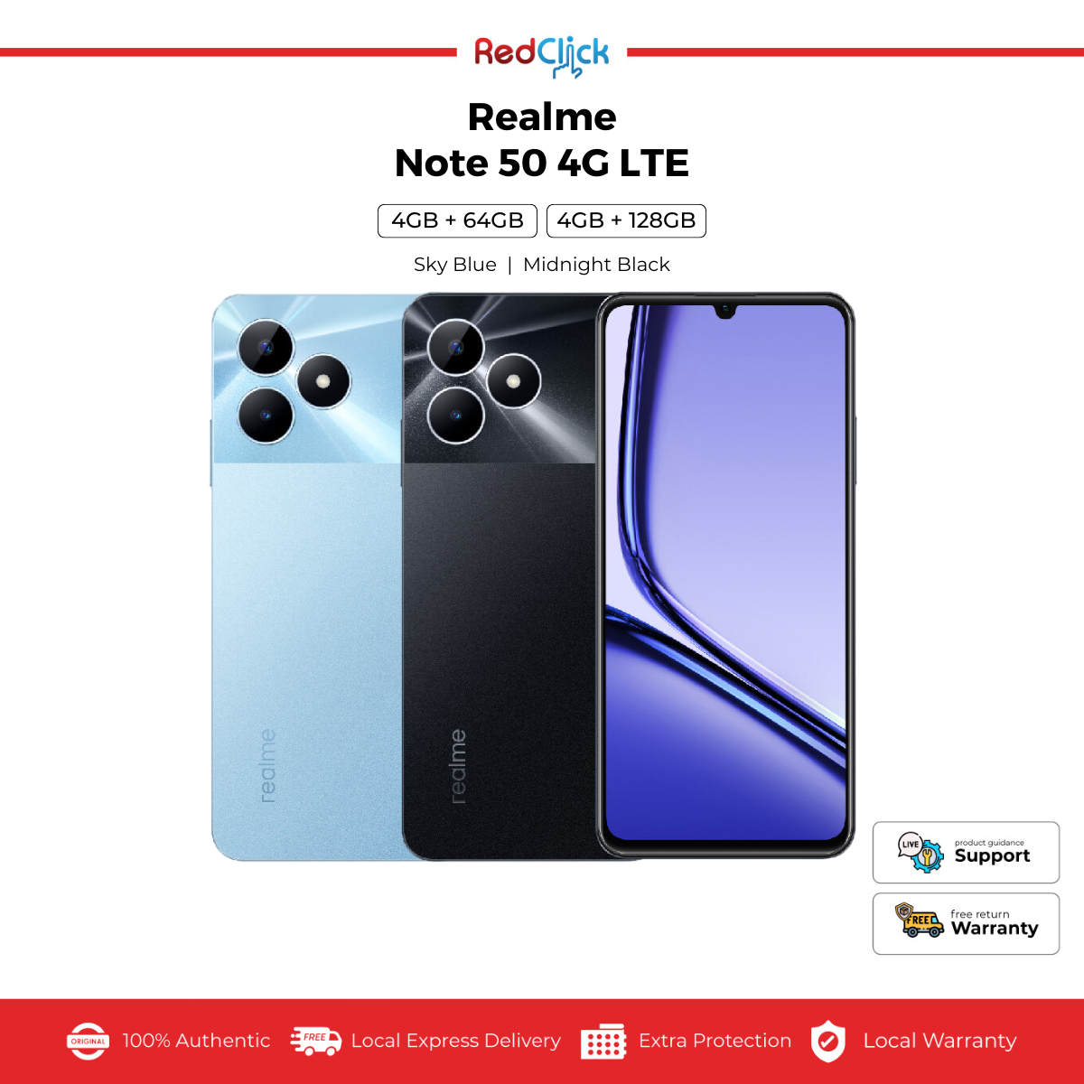 Realme Note 50 Price in Malaysia & Specs - RM359 | TechNave