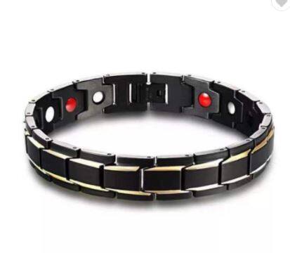 Exclusive Magnetic Bracelets Bangle Titanium Steel Magnetic Health ...