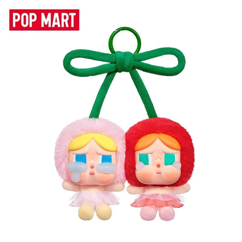 POPMART Bubble Mart CRYBABY การ์ดแขวนตุ๊กตาไวนิลแสนหวาน