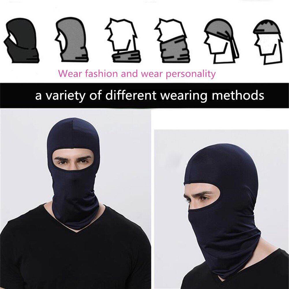 Outdoor sports Arm Sleeves and Face Balaclava For Men