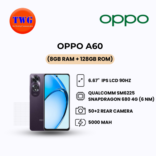 Oppo A60 Price in Malaysia & Specs - RM699 | TechNave