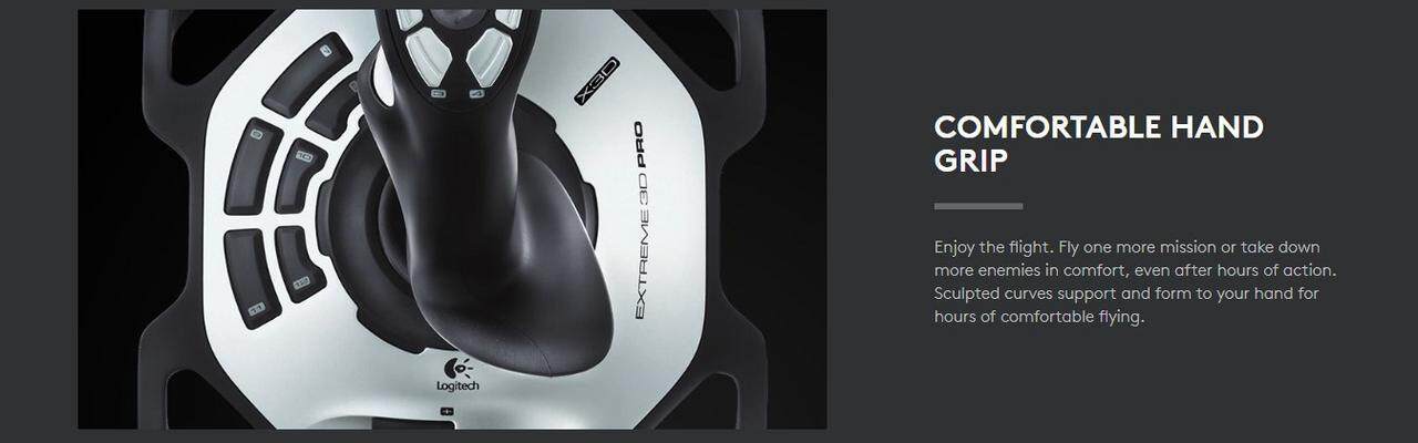 Buy Logitech Extreme 3D Pro Gaming Joystick Twister Control at Best ...