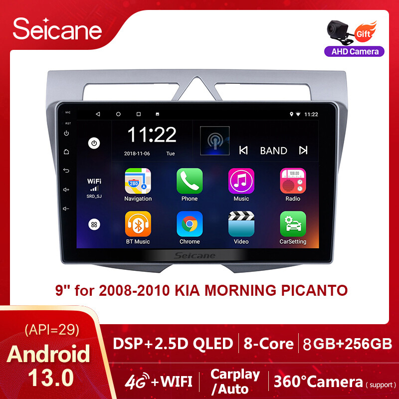 Seicane Android 13.0 2.5D QLED Touchscreen 9 inch Head Unit Bluetooth ...
