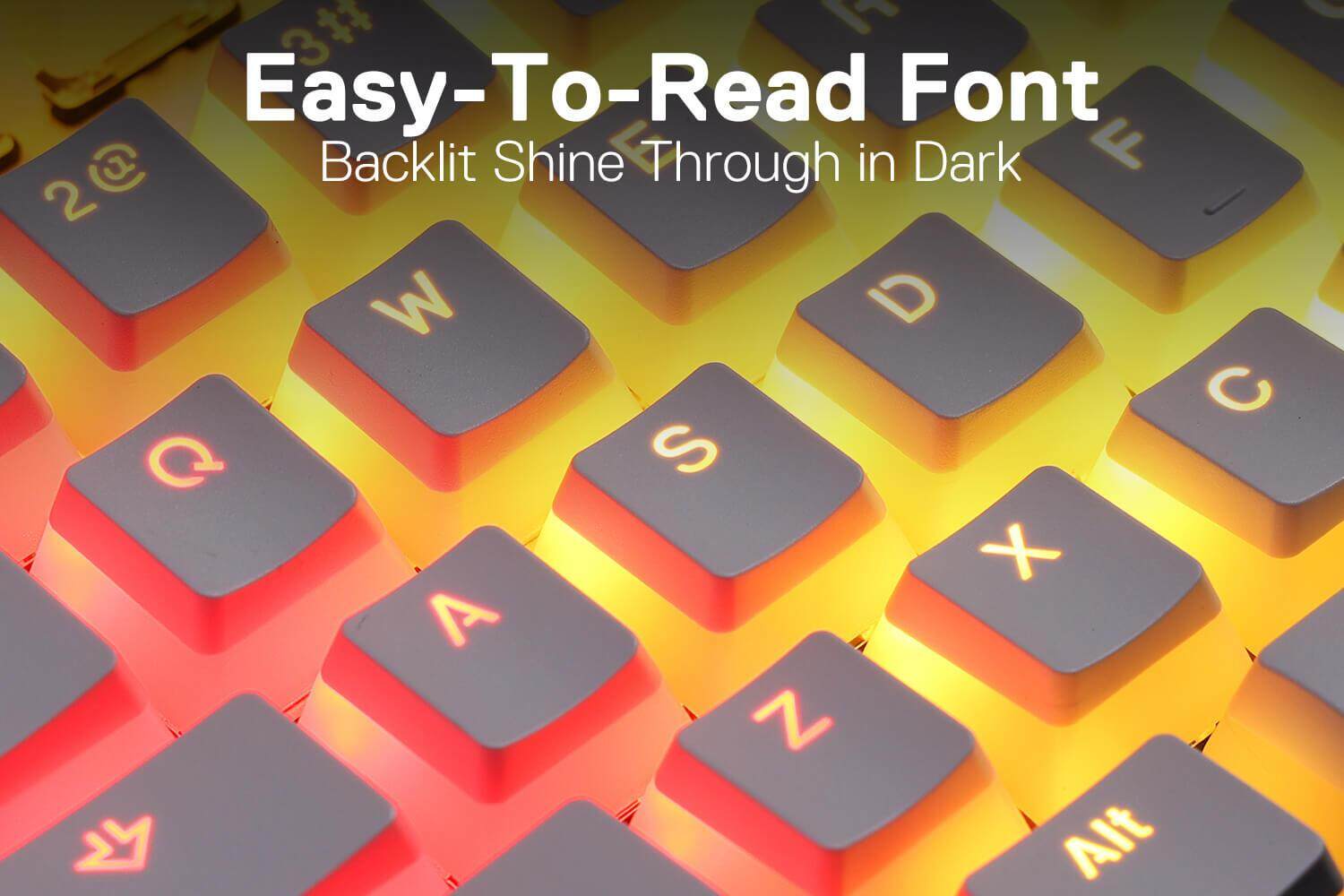 Buy Redragon Scarab A130 Pudding keycaps 104 Key Crystal Mechanical ...