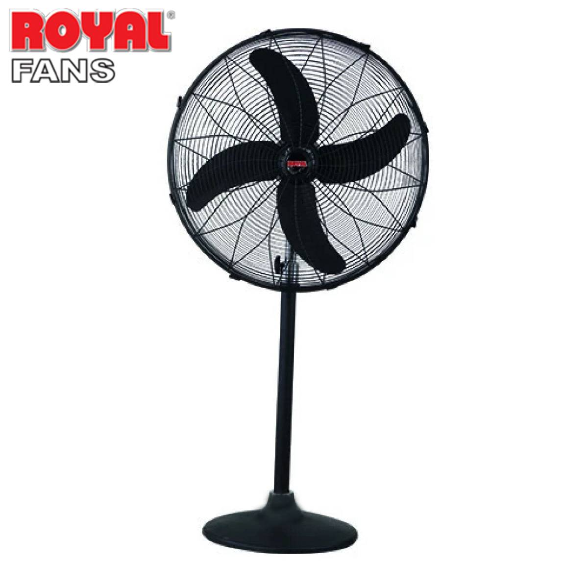 Royal Pedestal Fan Model 24 Standing Hi Standard Copper Winding 3 Speed ...