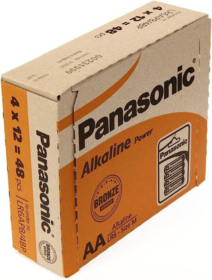 Panasonic Pilas AA - Pack de pilas alcalinas 1,5V ¡Energía duradera y ...