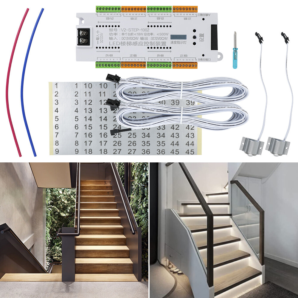 Automatic Stair Lights Led Strips By Ariatronics | Shelly Lighting