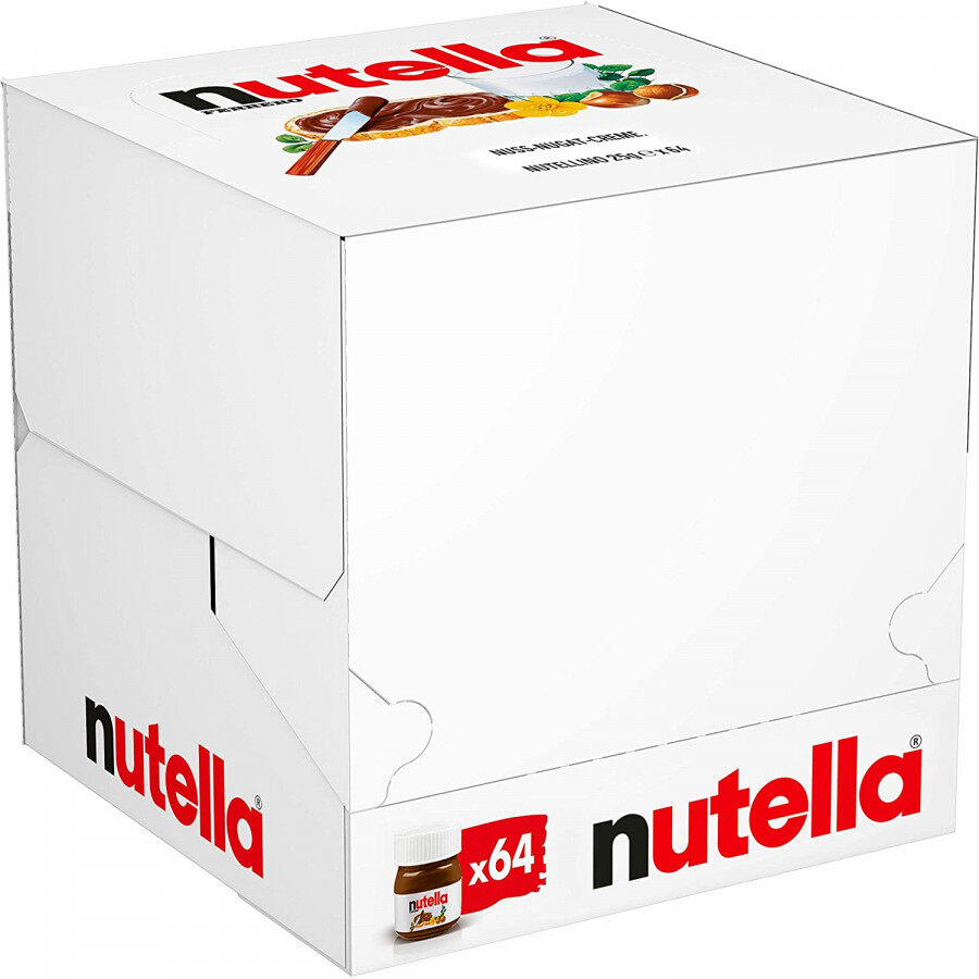 Kinder Nutella Mini 25gr. Crema de Avellanas y Cacao en Bote de Cristal ...