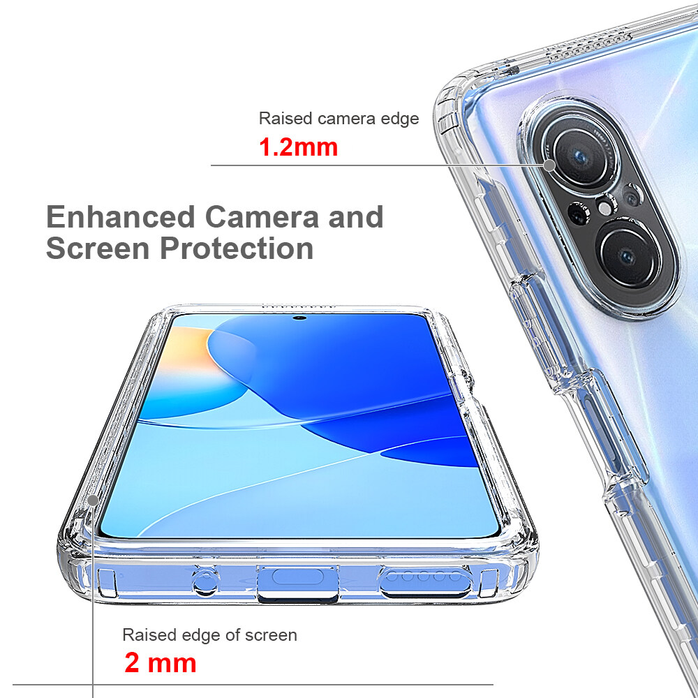 Shop Generic Huawei Nova 9 SE Case, LaimTop Transparent 2-in-1 Gradient ...