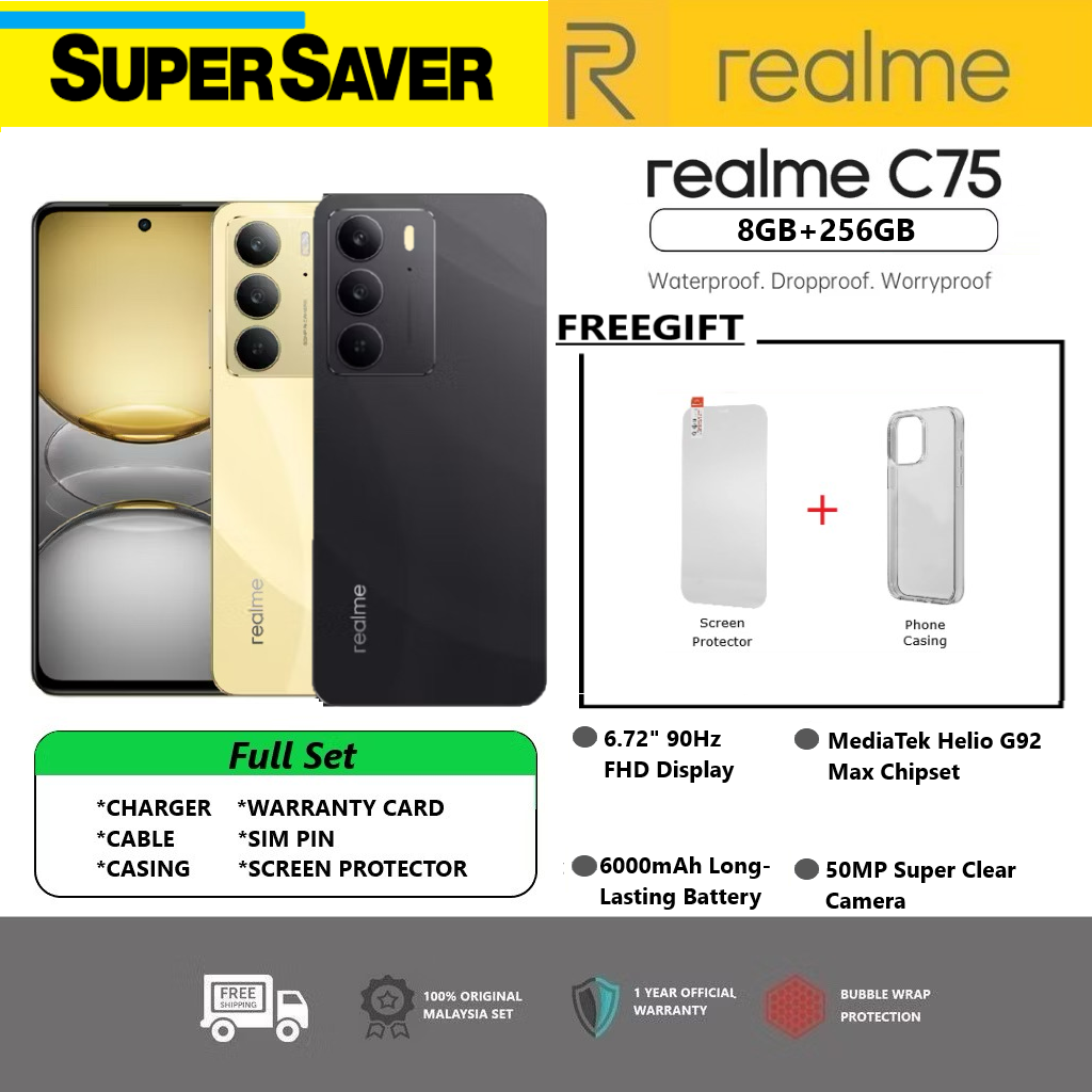 realme C75 Price in Malaysia & Specs - RM659 | TechNave