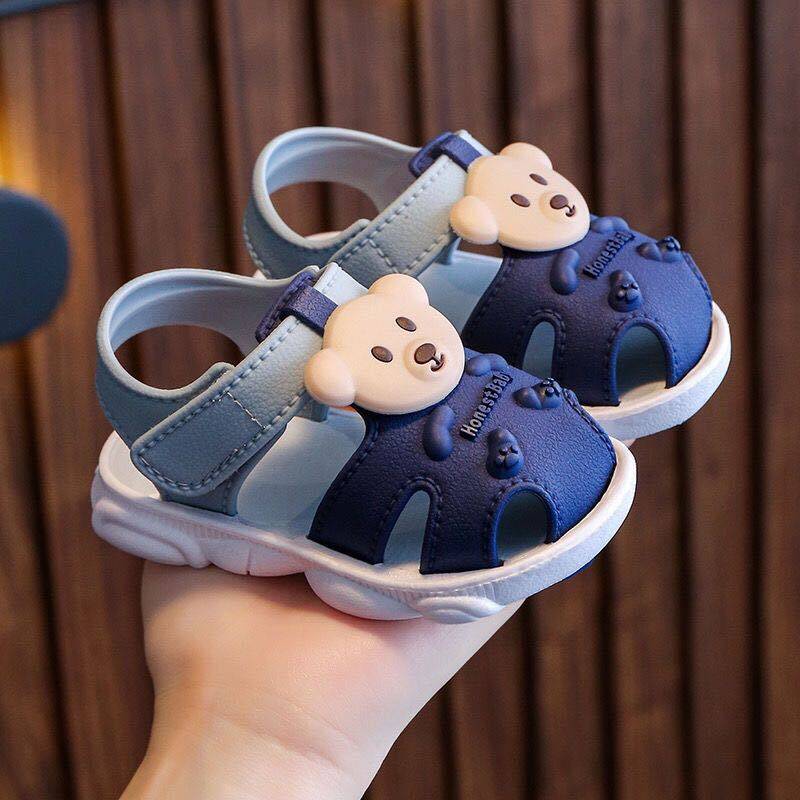 Summer Baby Boys Girls Sandals Children Beach Sandals Cartoon Infant Toddler Bear Shoes ...