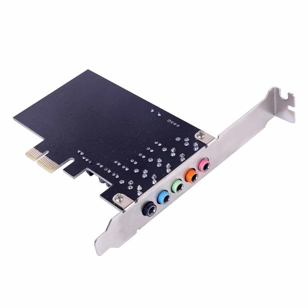 PCI-E Sound Card CMI8738 5.1 Channel PCI-E Desktop Computer Sound Card ...