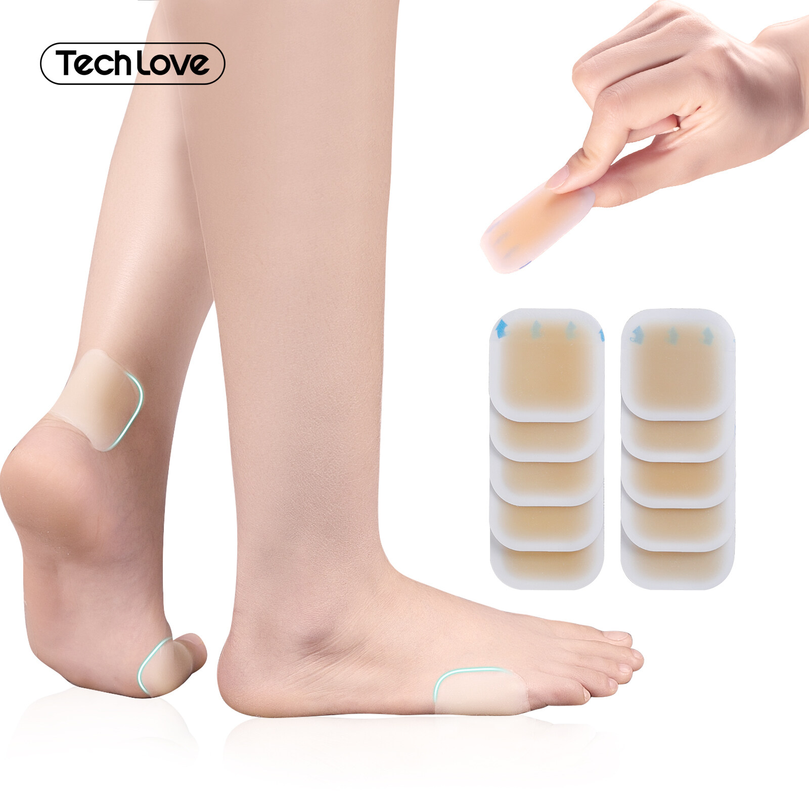 Tech Love Heel Pads For Women and Men, Toe Protector Pads, Sole & Heel ...