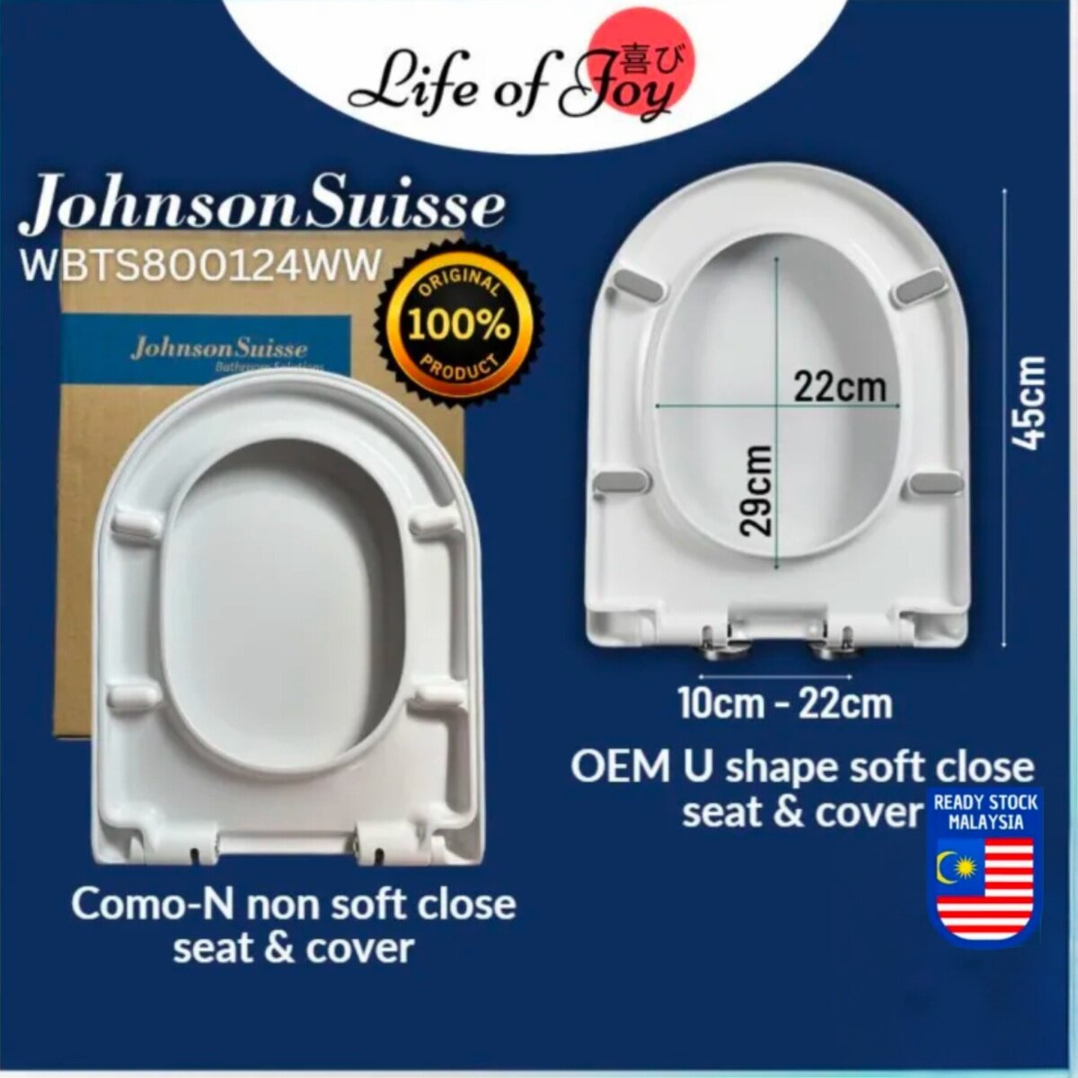 Buy Johnson Suisse Toilet Bowl online | Lazada.com.my