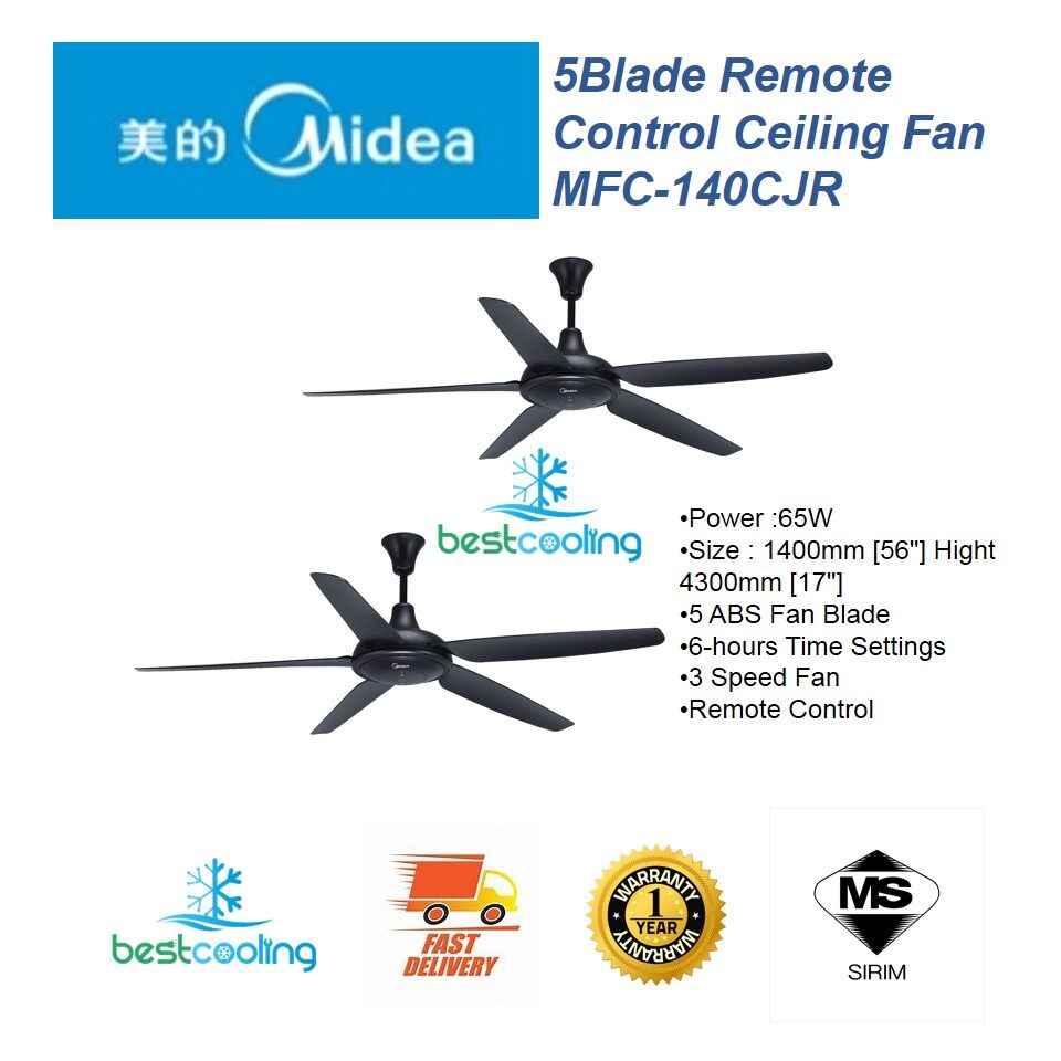 Midea Ceiling Bladeless Fan | Shelly Lighting