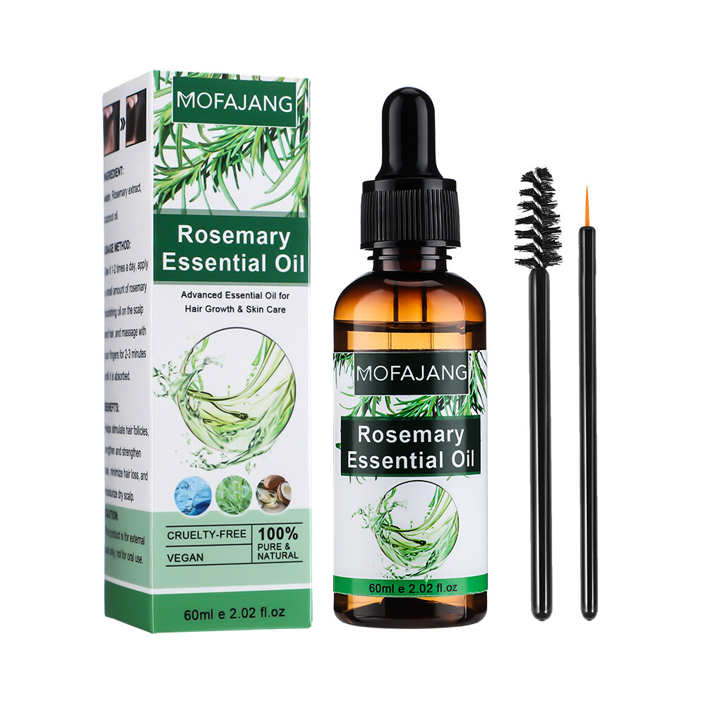 Rosemary Hair Essential Oil Nourishes Anti Hair Loss ReGrowth Serum ...
