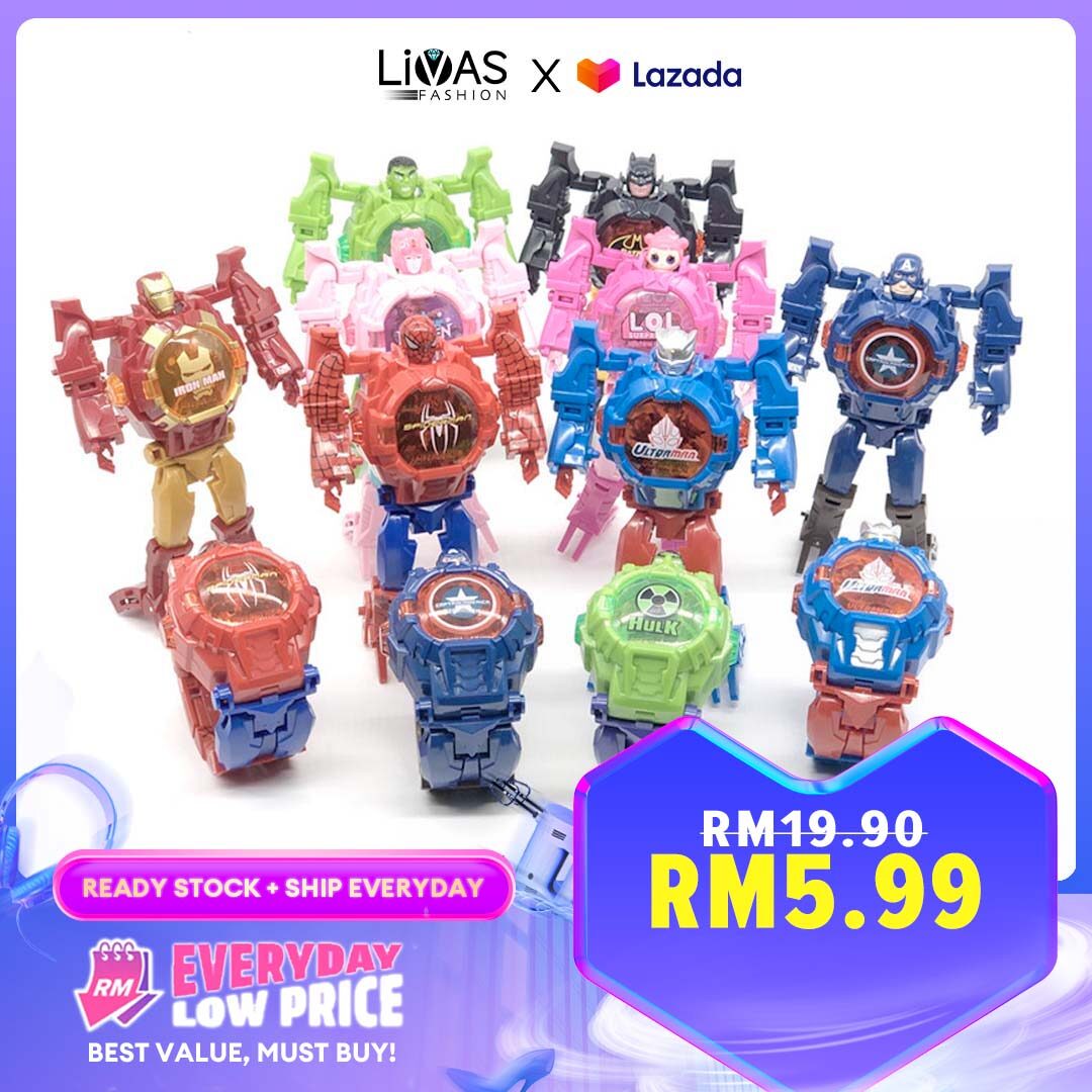 Shop Robot Watch Transformer Robot online - Jun 2024 | Lazada.com.my