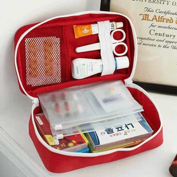 Portable Medical kit First Aid Anti-epidemic protective Bag travel