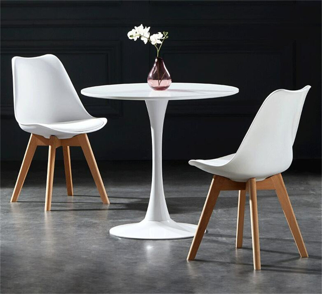 Mesa de comedor nórdica de rectángulo pata ancho comedor para cocina ...