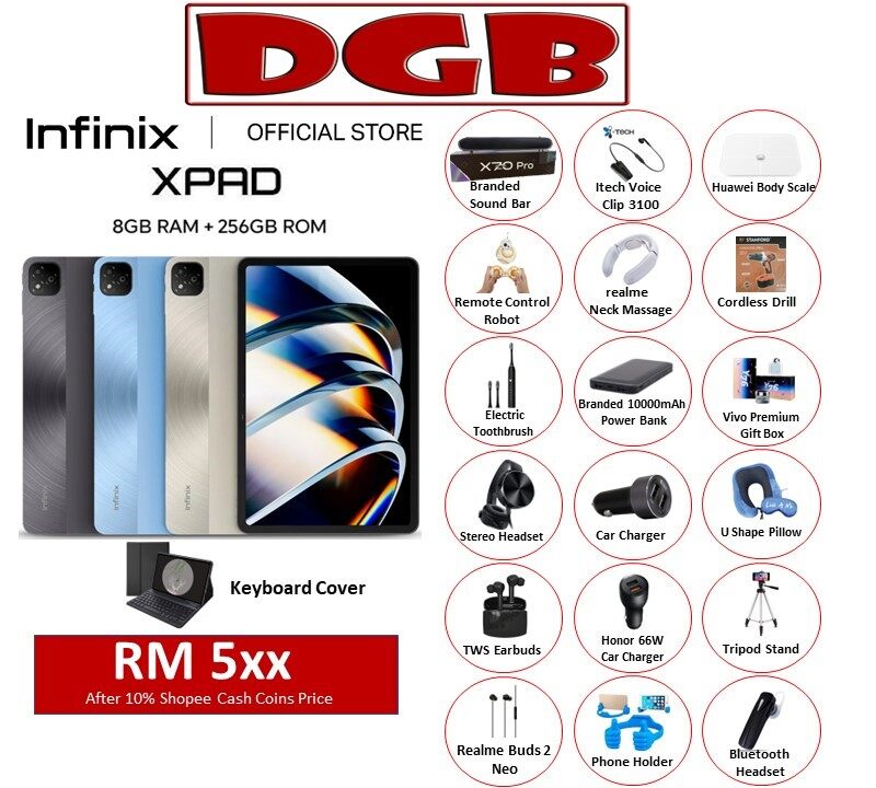Infinix XPAD Price in Malaysia & Specs - RM679 | TechNave