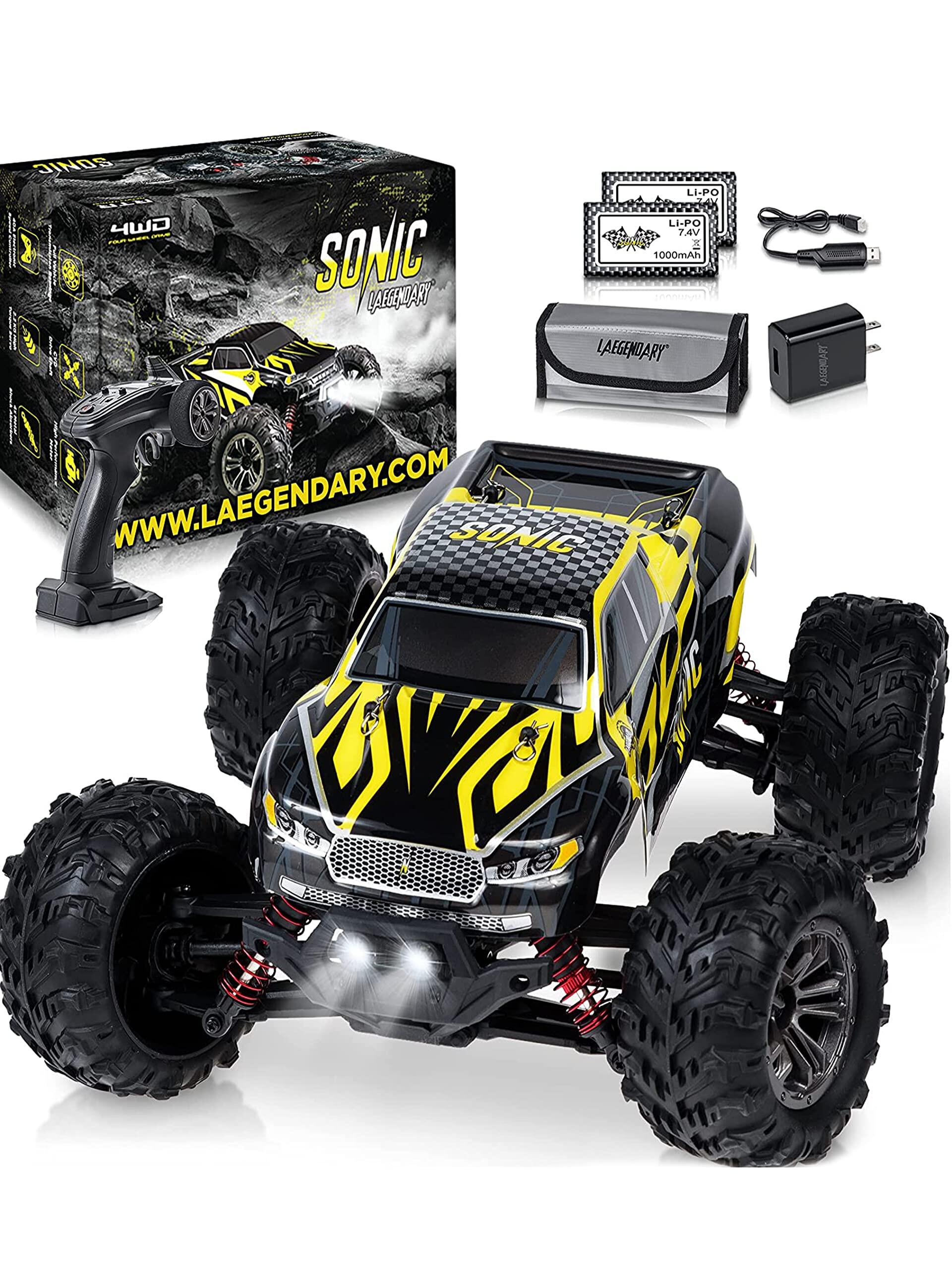 Buy LAEGENDARY Fast RC Cars For Adults And Kids 4x4, Off-Road Remote ...