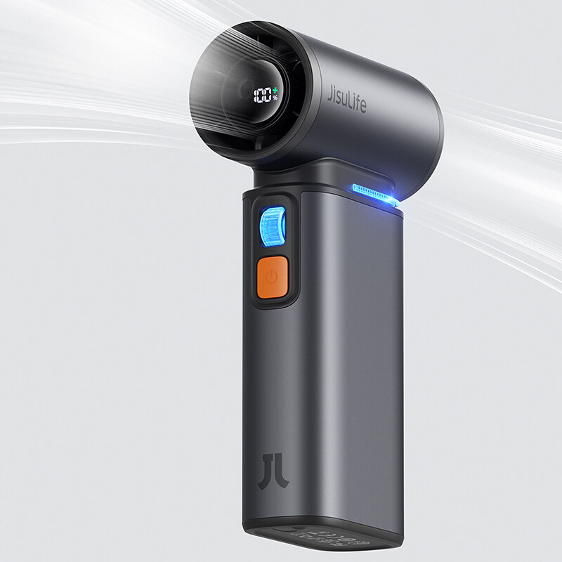 JISULIFE 3 in 1 Portable Fan Rechargeable With Air Duster Function Mini ...