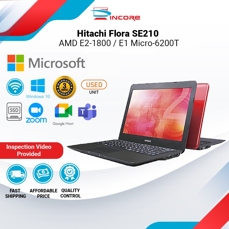 Jual LAPTOP HITACHI FLORA cheap AMD