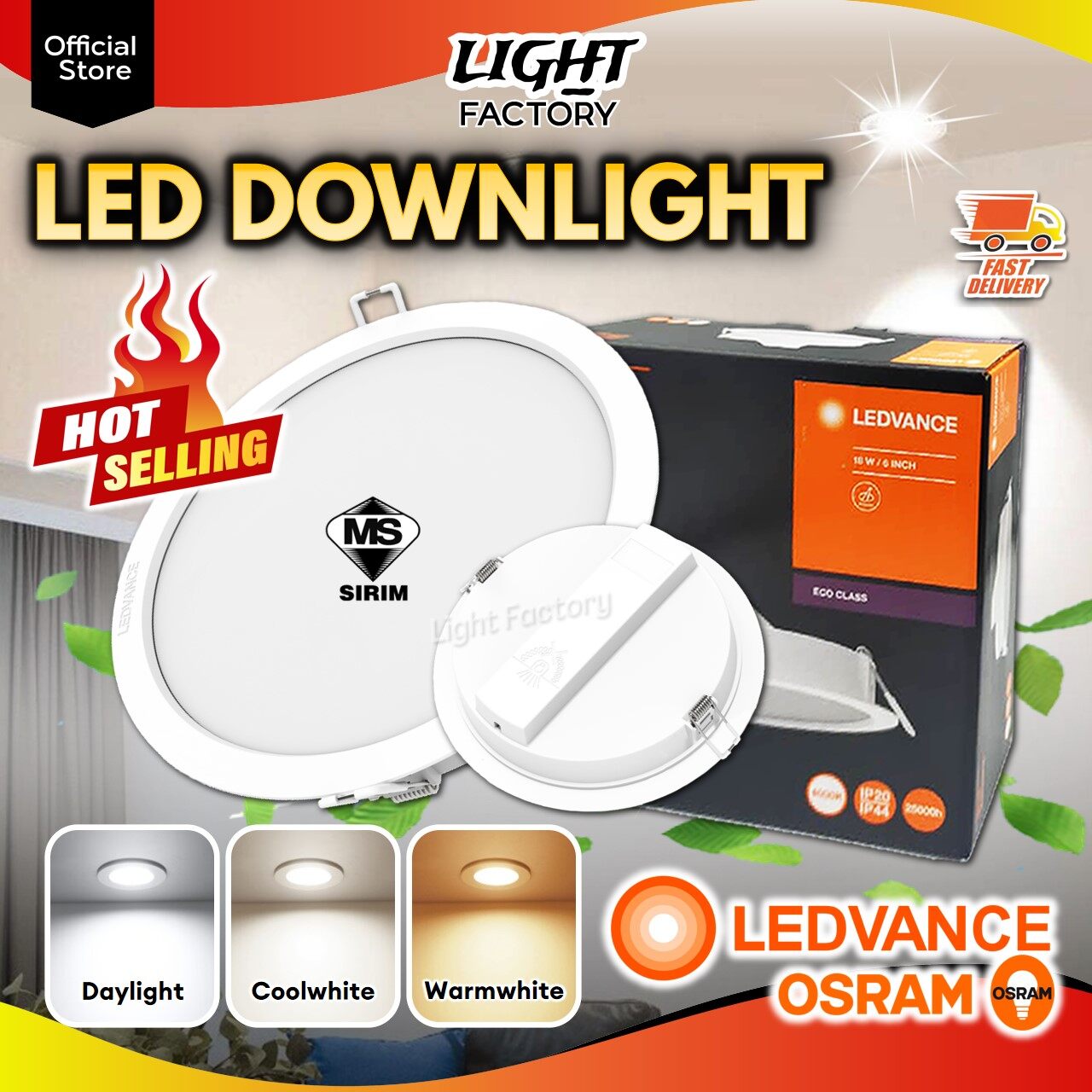 Shop Osram Ceiling Led Light online | Lazada.com.my