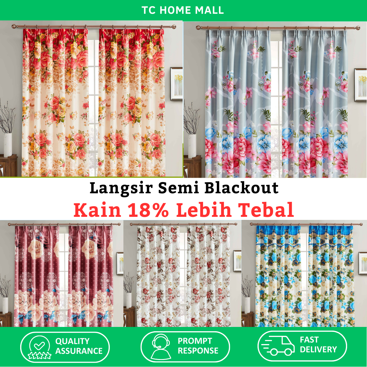 Shop 3 Panel Sliding Door Curtains online | Lazada.com.my