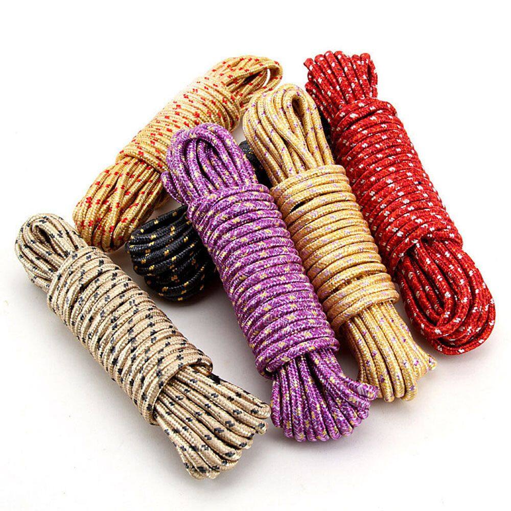49 feet/15M Colourful Nylon Clothes line Cloth Hanging Rope