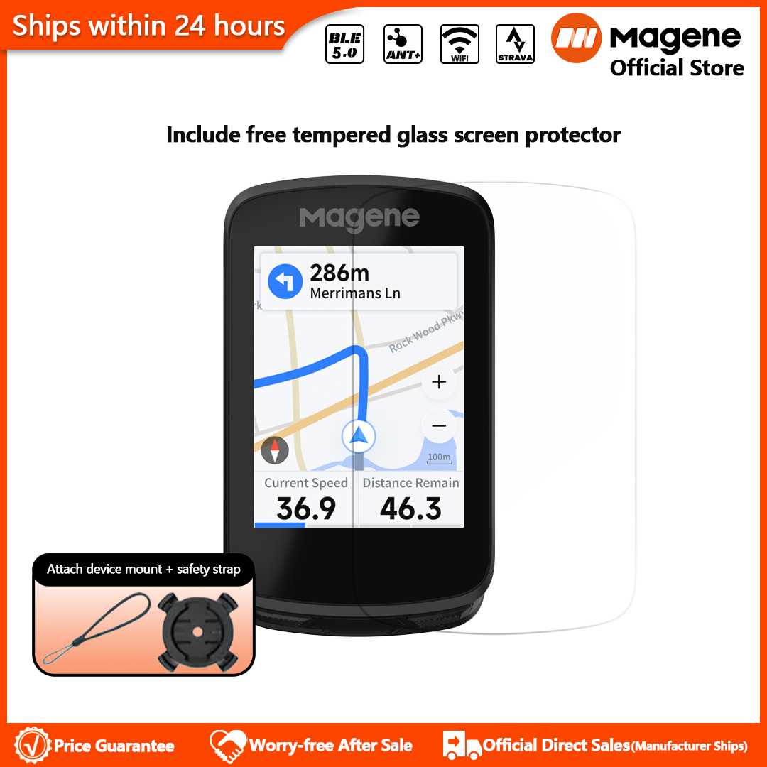 Magene C606 Smart GPS Bike Computer 2.8inch Color Touchscreen WiFi ...