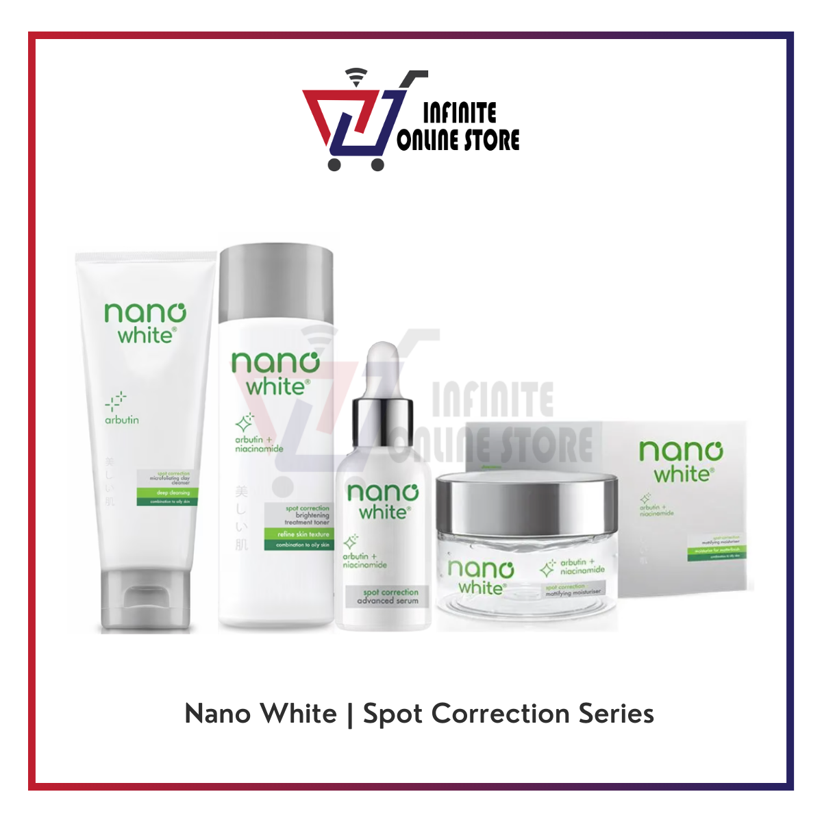 Nano White Spot Correction Series Skincare Products (Cleanser / Toner ...