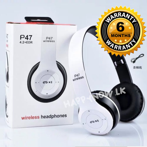 Buy P47 Wireless Bluetooth Headset Foldable Hifi Stereo Noise C