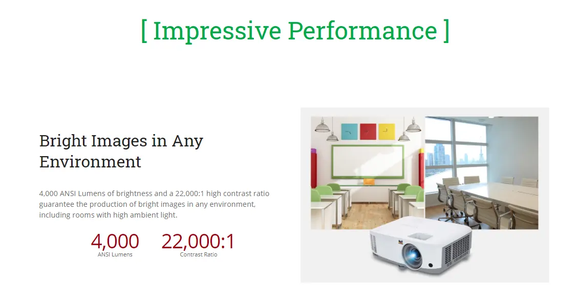 ViewSonic PA503XE 4,000 ANSI Lumen XGA with HDMI Business & Education ...