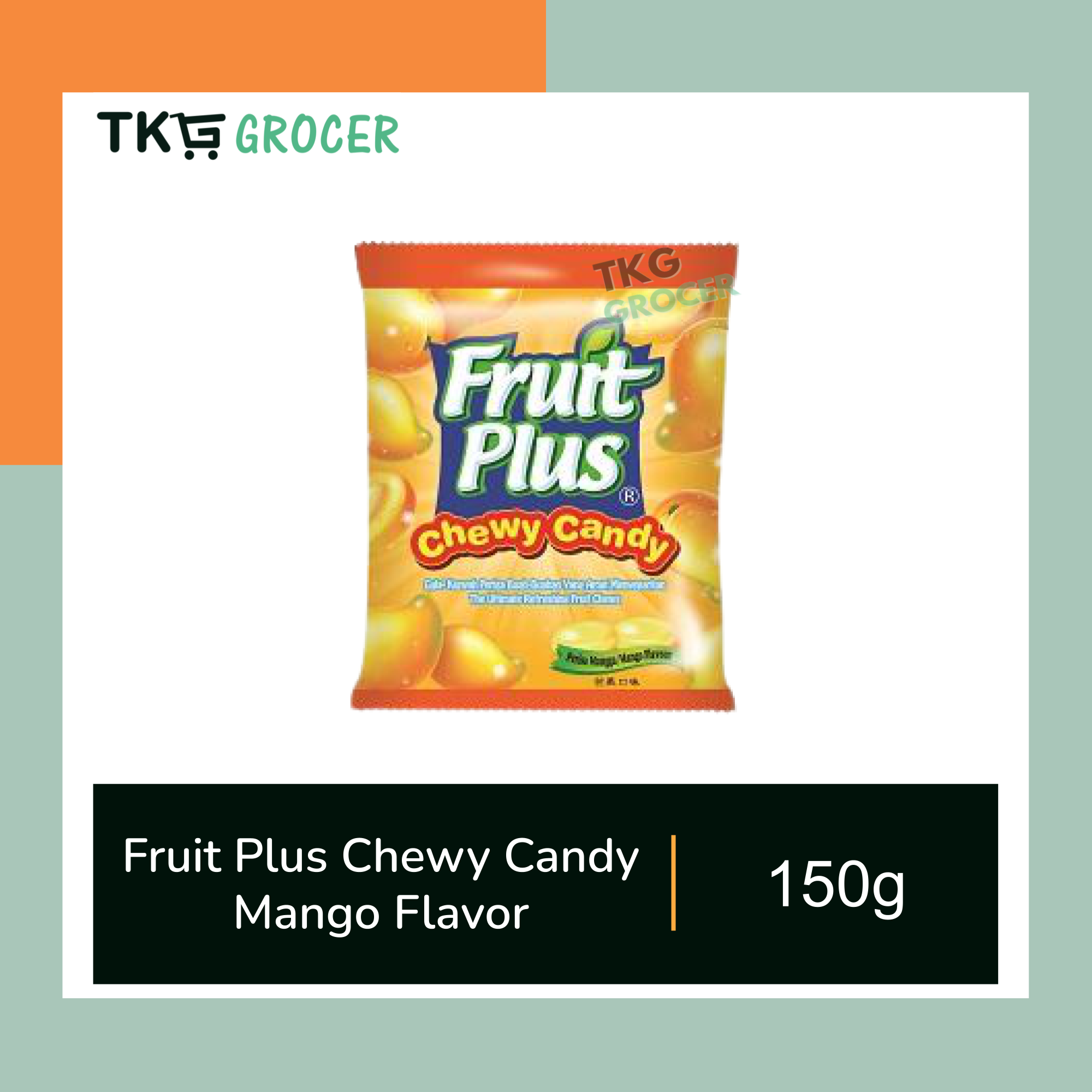 Fruit Plus Blackcurrant Flavour Chewy Candy 150g From Fruit Tella