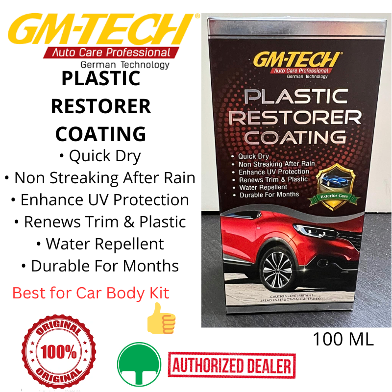 100% Original GM-TECH Plastic Restorer Coating Body Kit Restore ...