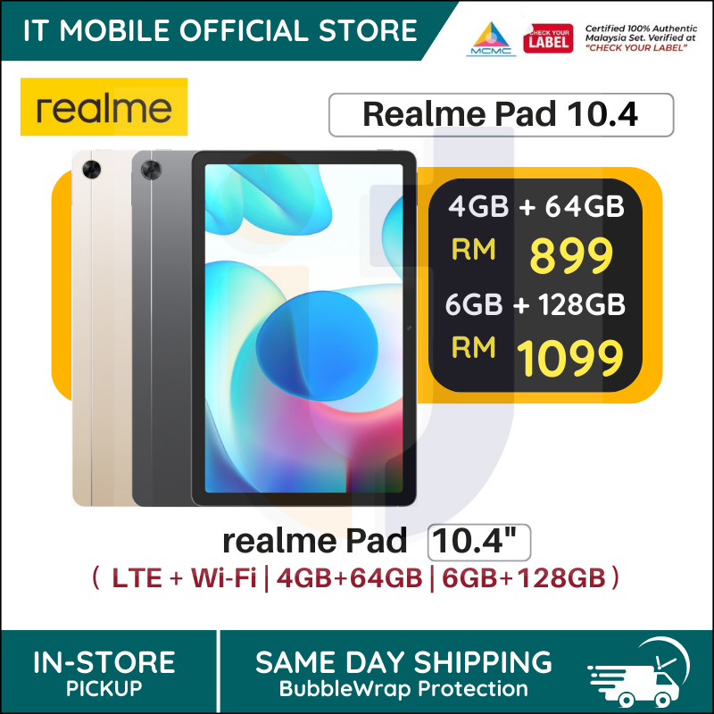 realme Pad Price in Malaysia & Specs - RM399 | TechNave