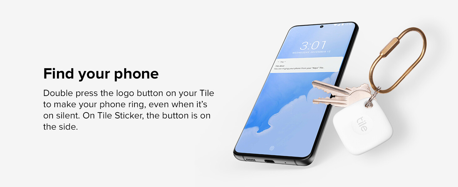 Tile Mate Bluetooth Tracker – Find Keys, Phone & More