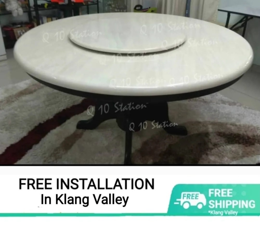Buy Round Dining Table 10 Seater Set online | Lazada.com.my
