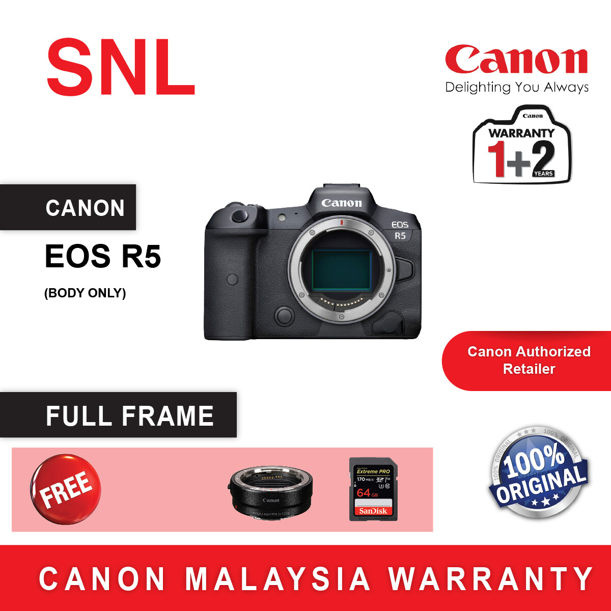 Canon EOS R5 Price in Malaysia & Specs - RM14930 | TechNave