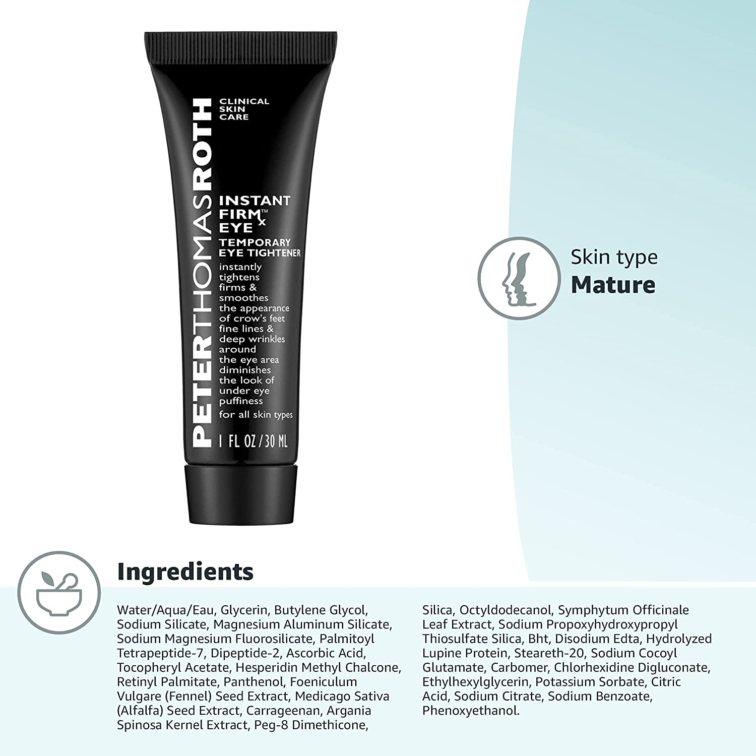 Peter Thomas Roth Instant FirmX Eye 100ml 1oz Peter Thomas Roth Instant ...
