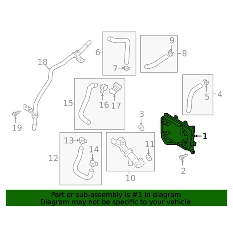 Jual Rmj Home Transmission Fluid Cooler Fits for 2016-2019 Hyundai ...