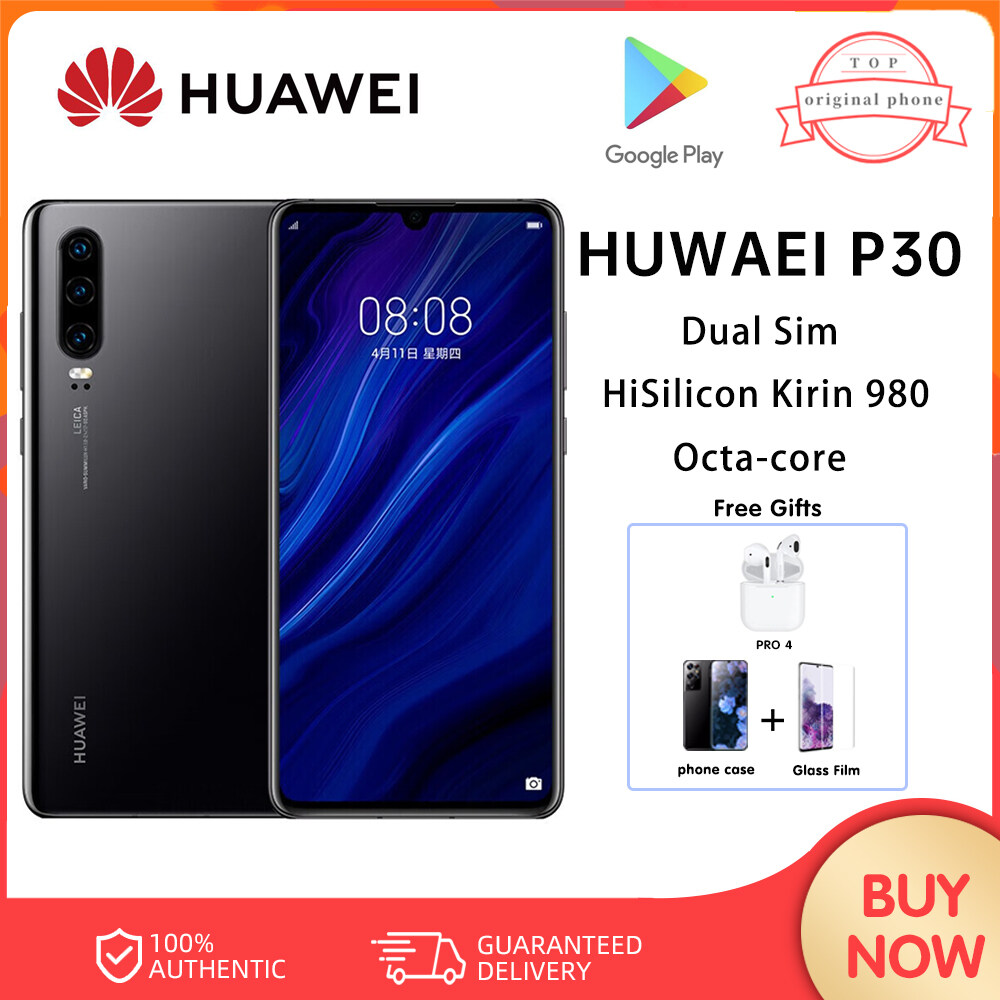 Huawei P30 Smartphone 8GB RAM + 128/256GB ROM Android 9.0 6.1'' Dual Sim NFC Kirin 980 3650 mAh ...