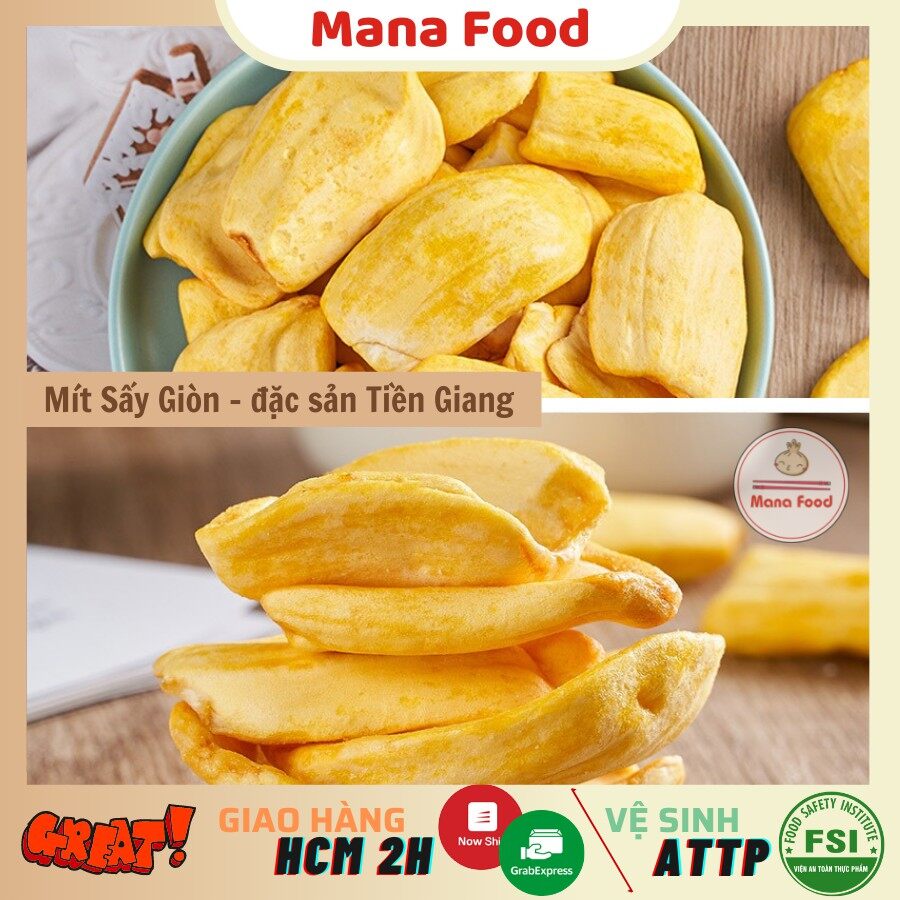 Mít Thái Sấy Giòn Mana Food, mít sấy dẻo, trái cây sấy | Mít đặc sản Tiền Giang Giòn - Ngọt ...