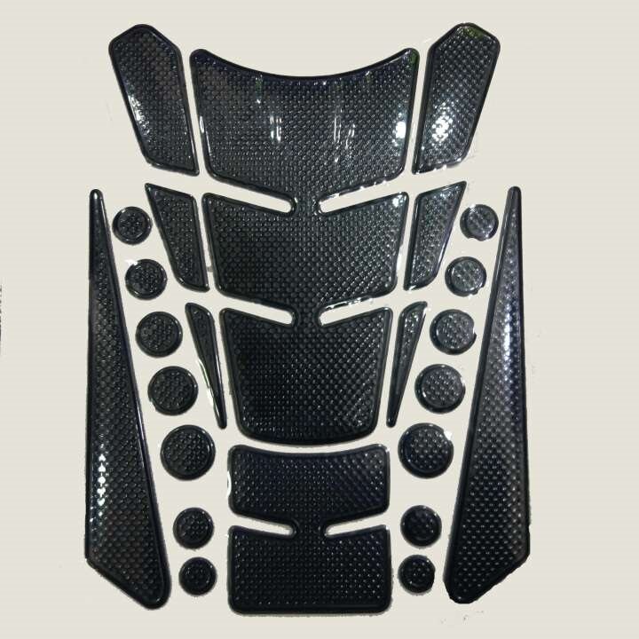 3D UNIVERSAL Carbon Fiber Tank Pad Protector Sticker For Motorcycle ...