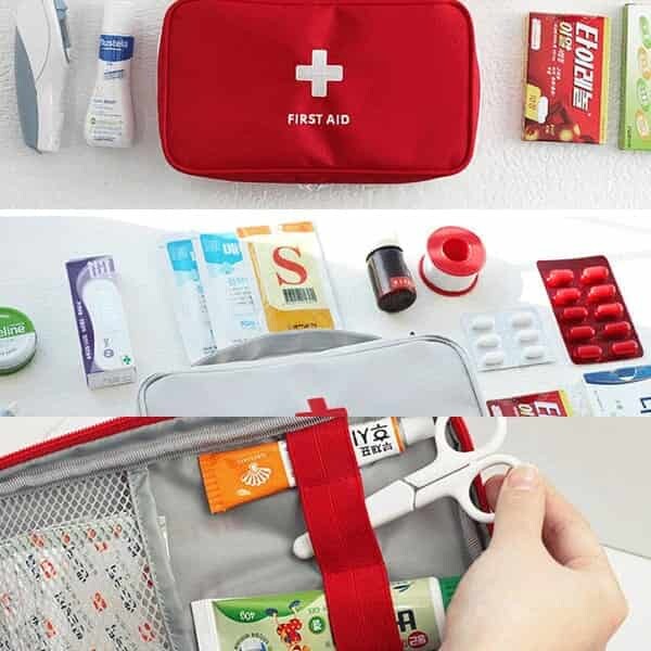 Portable Medical kit First Aid Anti-epidemic protective Bag travel