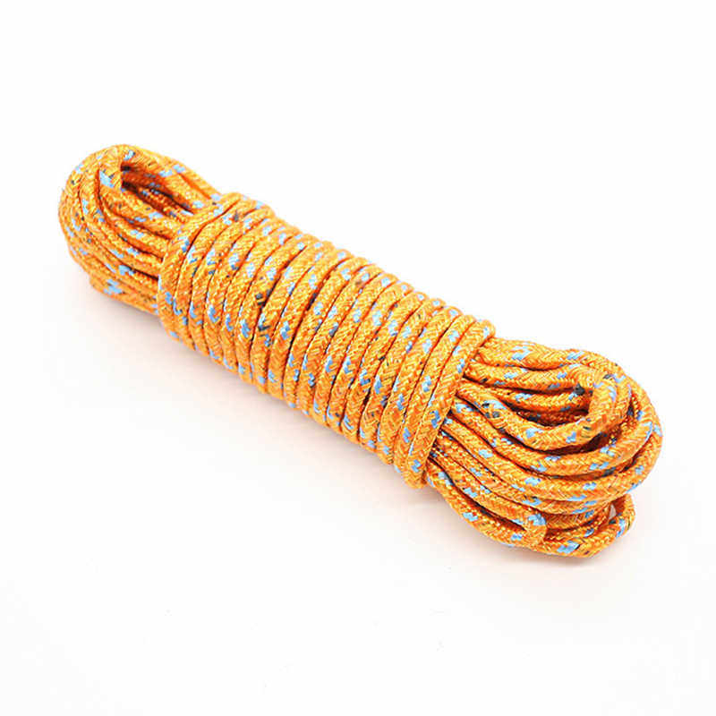 49 feet/15M Colourful Nylon Clothes line Cloth Hanging Rope